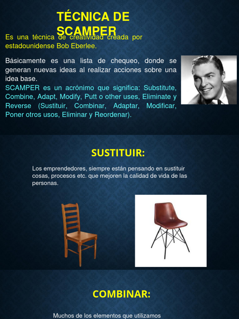 Ejemplo de La Técnica Scamper Con Silla | PDF