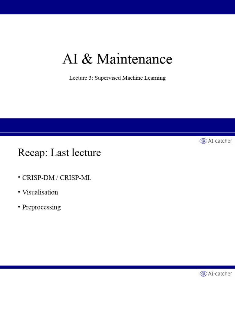Lecture 3 Supervised(1) | PDF | Machine Learning | Artificial Intelligence