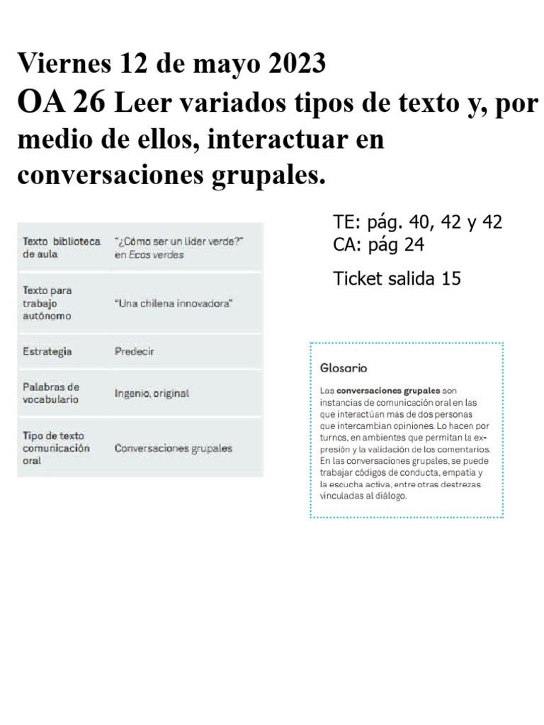 Clase Leng 12 de Mayo | PDF | Teléfonos móviles | Creatividad