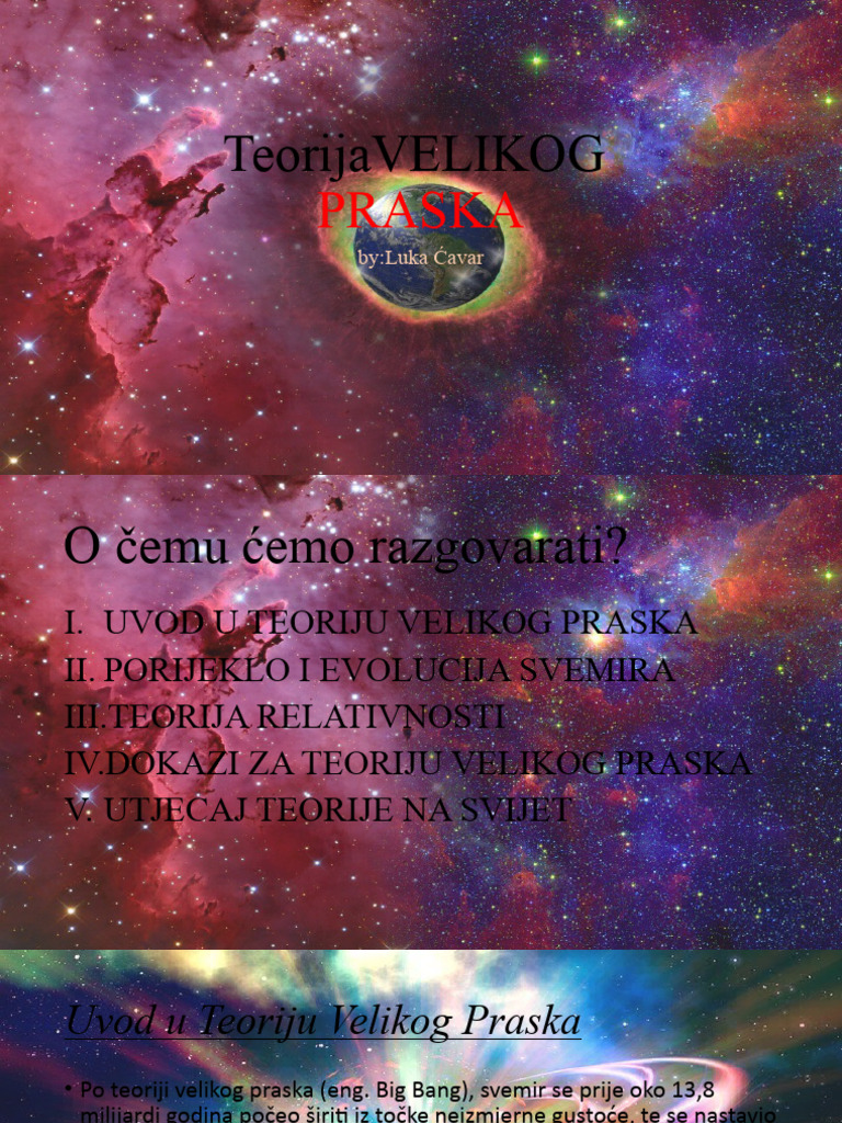 Teorija Velikog Praska | PDF