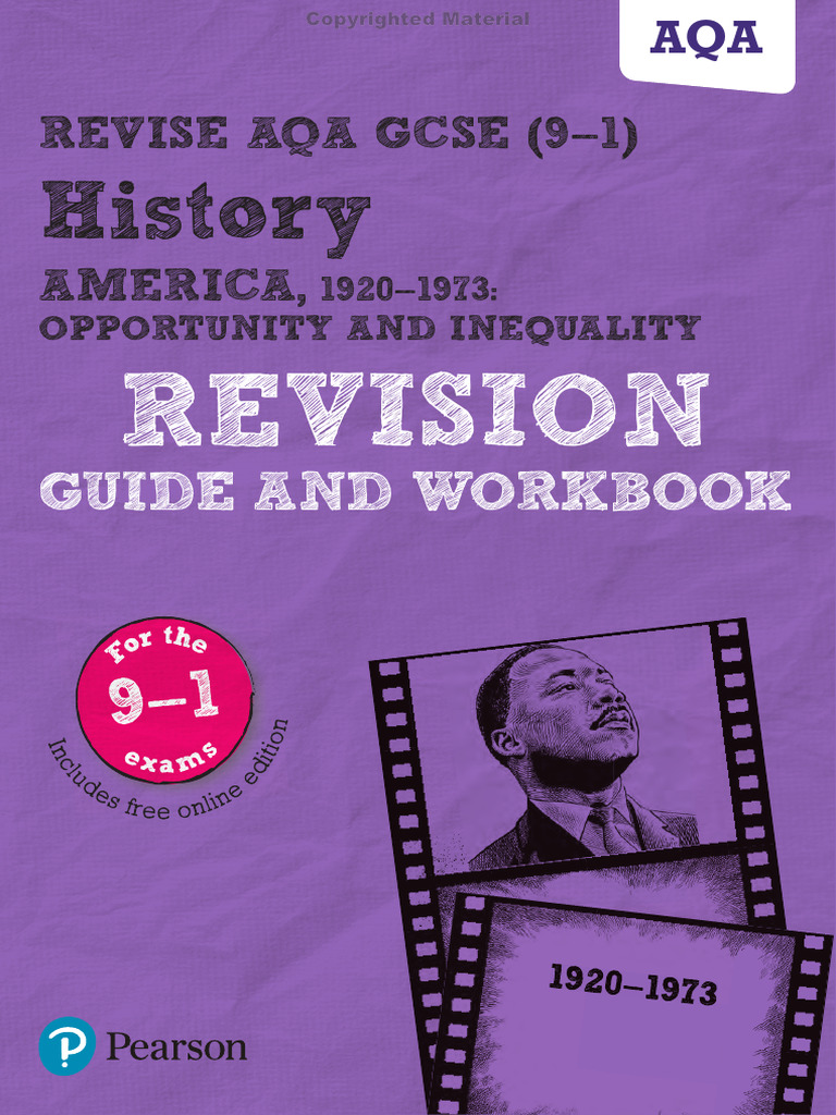 Revise Aqa Gcse History America 1920 1973 Opportunity and Inequality ... Revise Aqa Gcse History America 1920 1973 Opportunity and Inequality ...