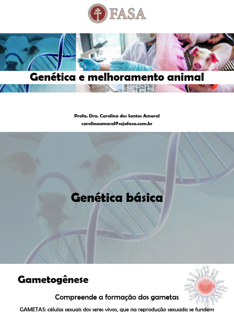 Genética e Melhoramento Animal: Fundamentos | PDF | Biologia ...