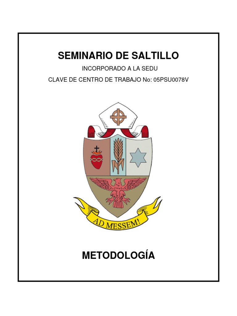 Metodología (SEMINARIO DE SALTILLO) | PDF | Razonamiento deductivo | Razonamiento inductivo