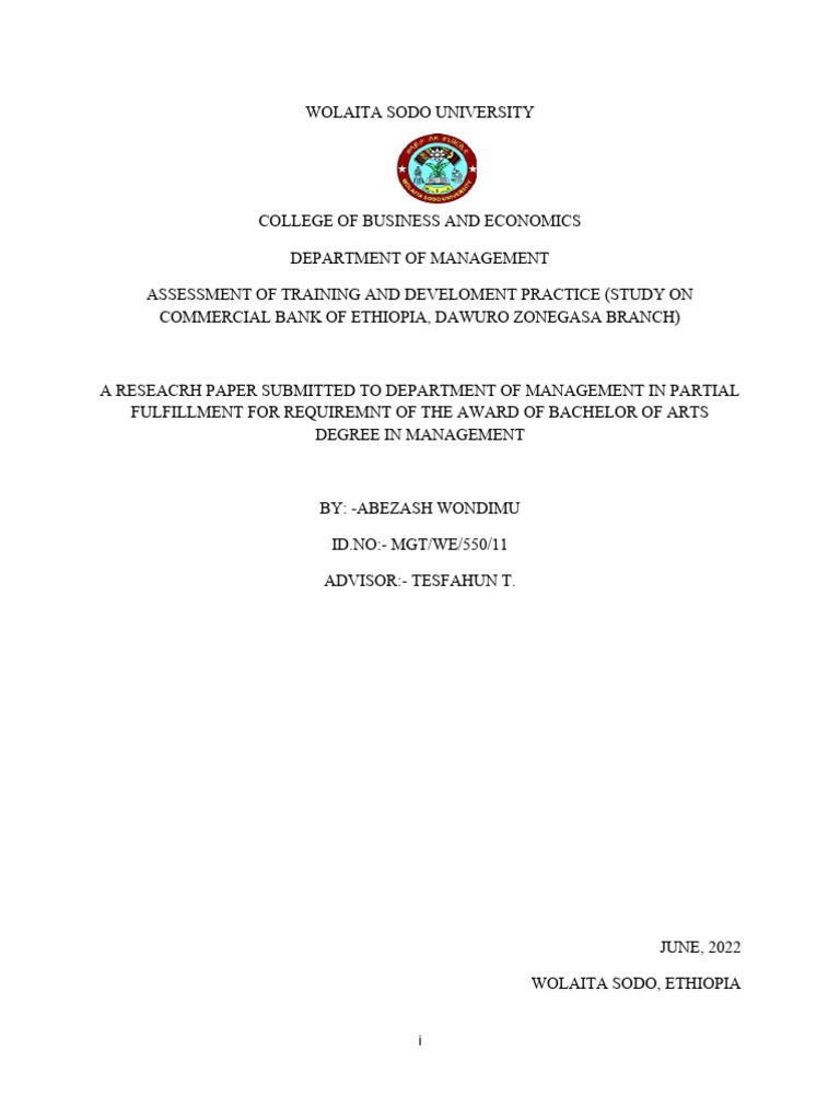 Abezash Research ch1-5 | PDF | Human Resource Management | Data