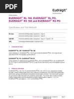 Eudragit L 100 PDF | PDF | Chemical Substances | Chemistry