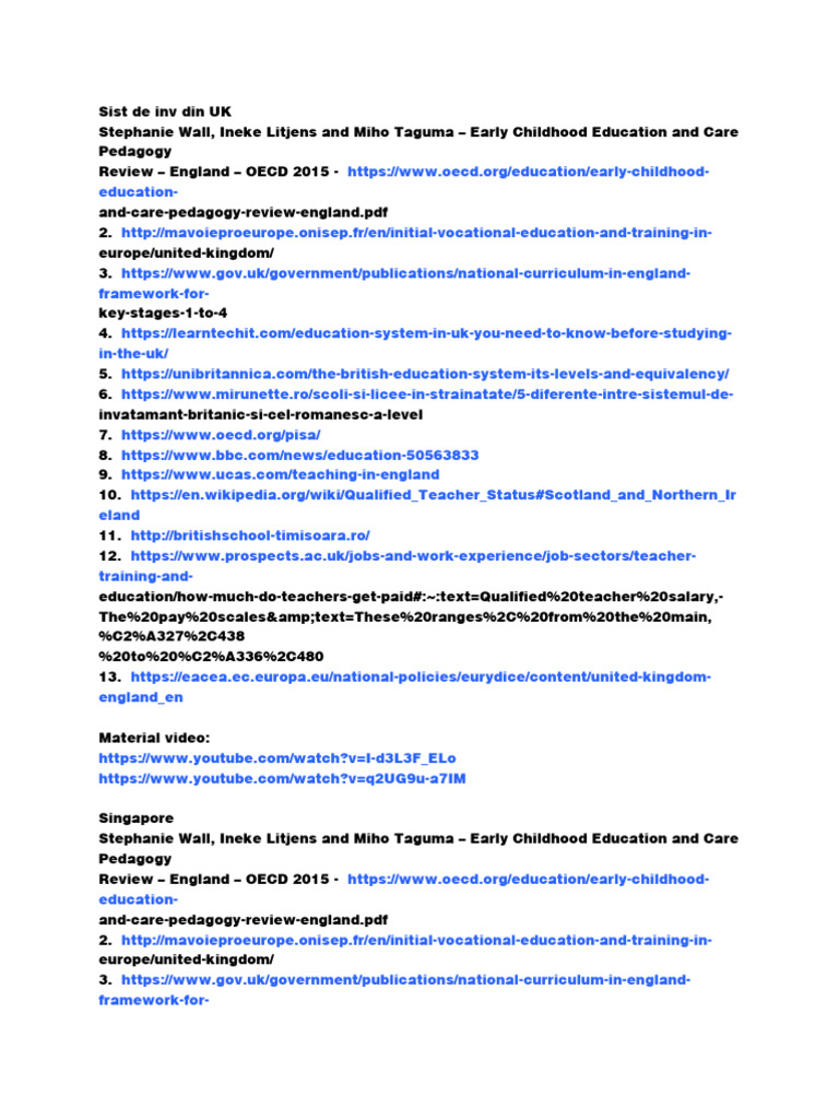 Sistemul de Invatamant in Alte Tari | PDF | Business