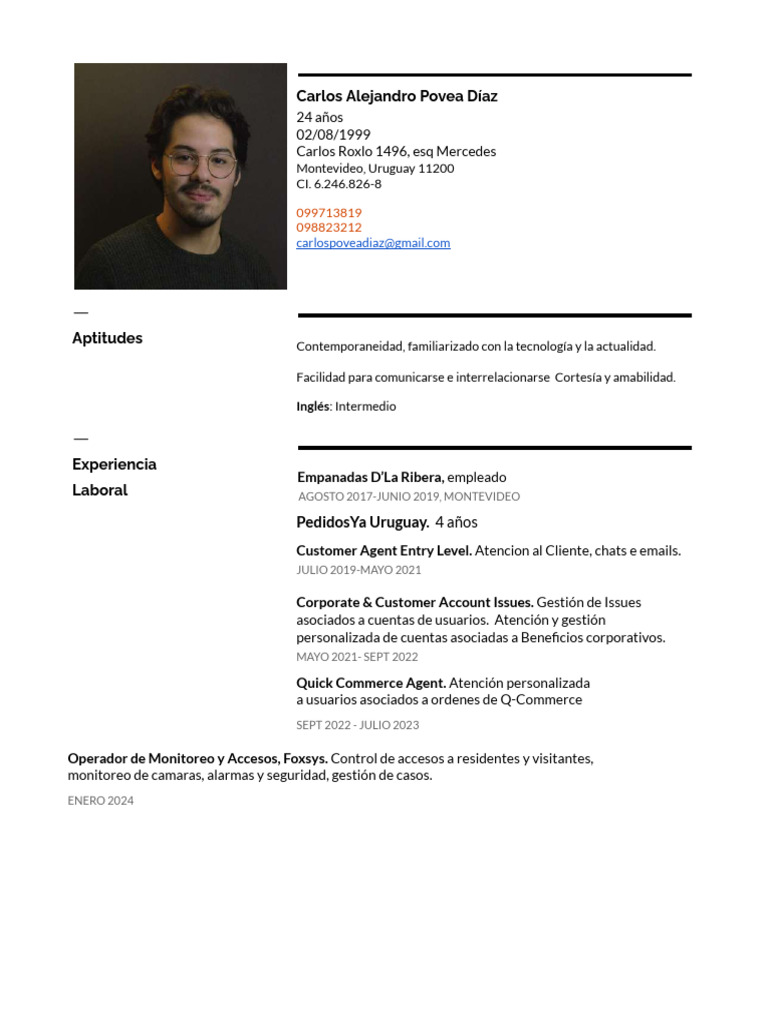 CV Carlos Povea - Compressed | PDF