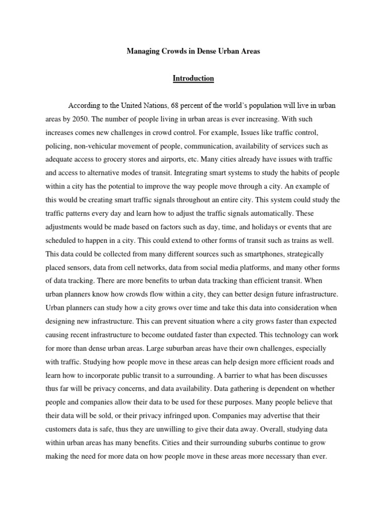 Electronic Crowd Control | PDF | Internet Of Things | Traffic