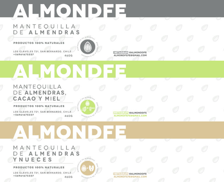 Etiqueta 1 460g 3 Tipos | PDF