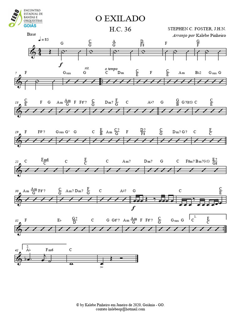 36 HC O Exilado - EEBO - Base | PDF