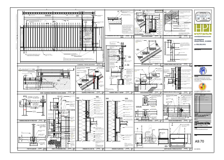 DSA DSA DSA: Guardrail - Partial Elevation | PDF | Building Materials | Building Engineering