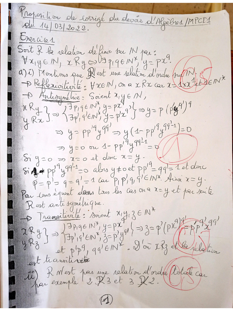 Correction de Devoir P21-1 | PDF