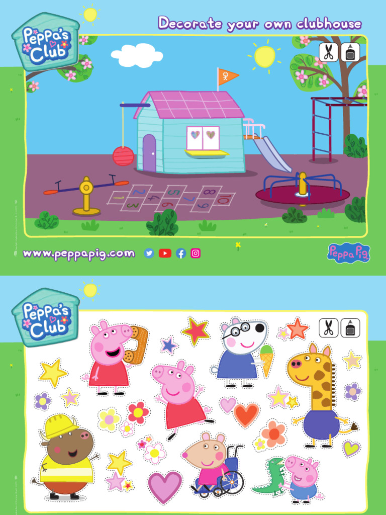 Peppa Pig Activity Sheets Printable | PDF