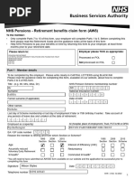 Pension Optout Form | PDF | Pension | National Health Service