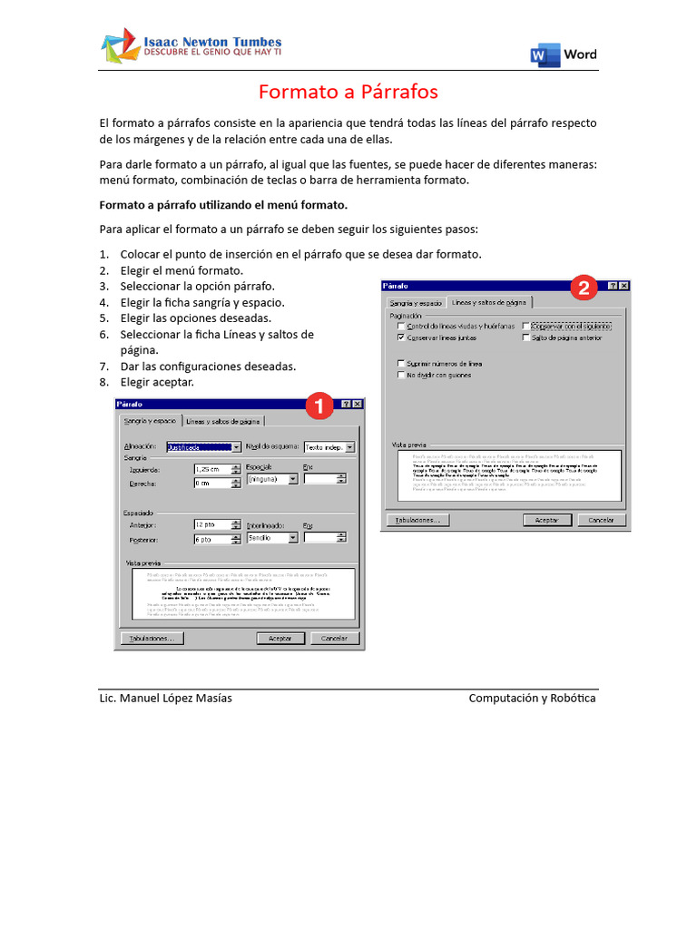 Formato A Parrafos | PDF | Informática