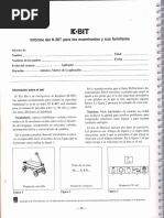 K-BIT Cuaderno de Examen | PDF