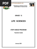 Life Science Grade 12 Study Guide | PDF | Test (Assessment) | Biology