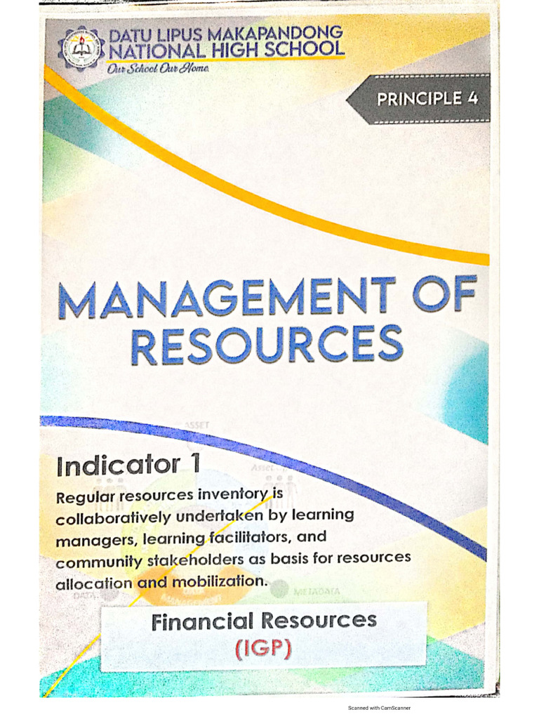 Management of Resources-IGP | PDF