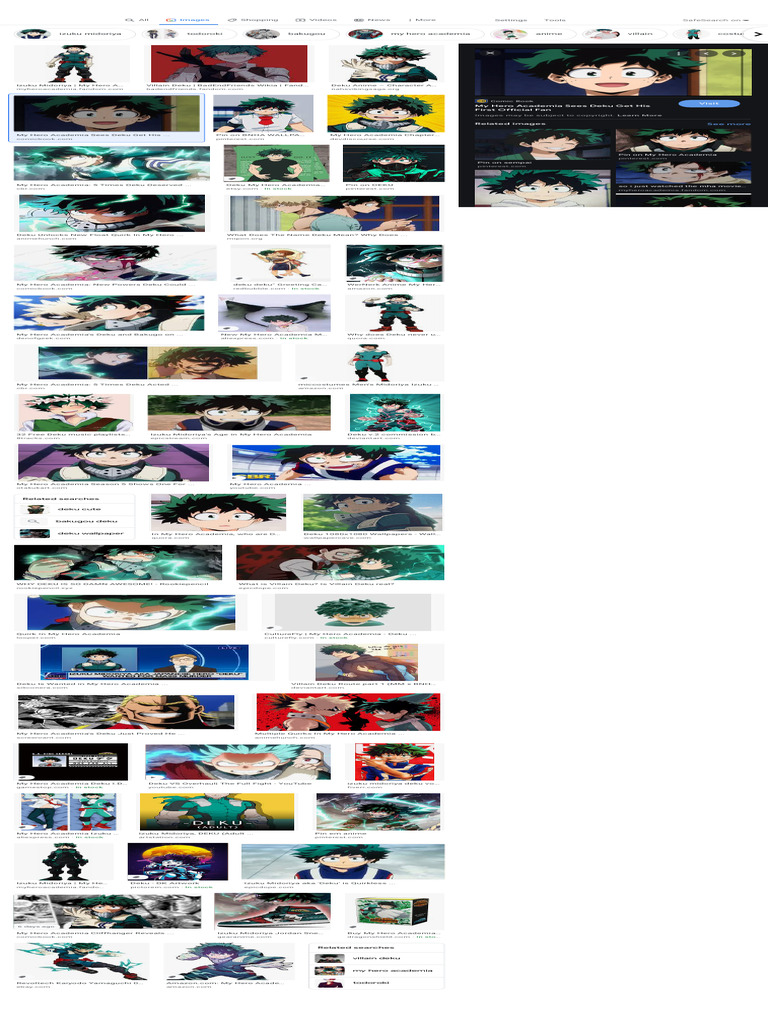 Deku - Google Search | PDF