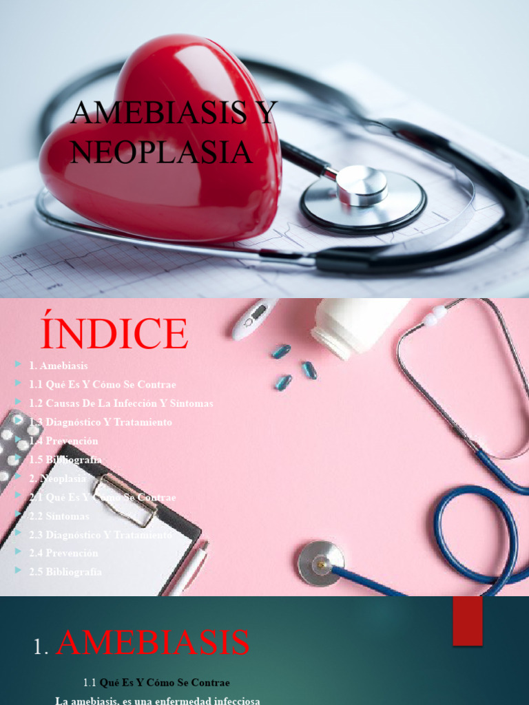 Amebiasis y Neoplasia | PDF | Cáncer | Heces
