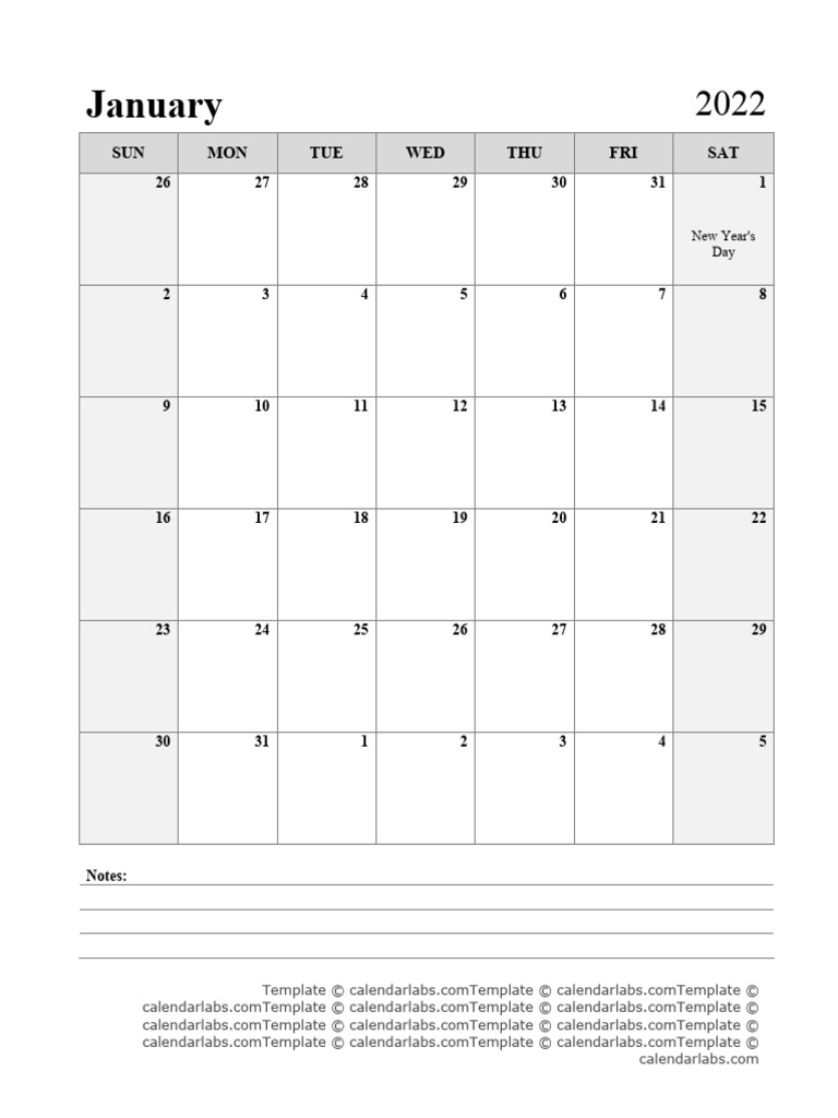 2022 South Africa Calendar Template Large Boxes 10 | PDF | Christian ...