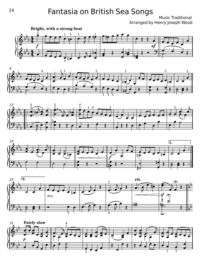 Fantasia On British Sea Songs | PDF