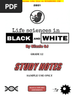 Life Sciences Grade 12 Study Notes p1 | PDF | Anatomy