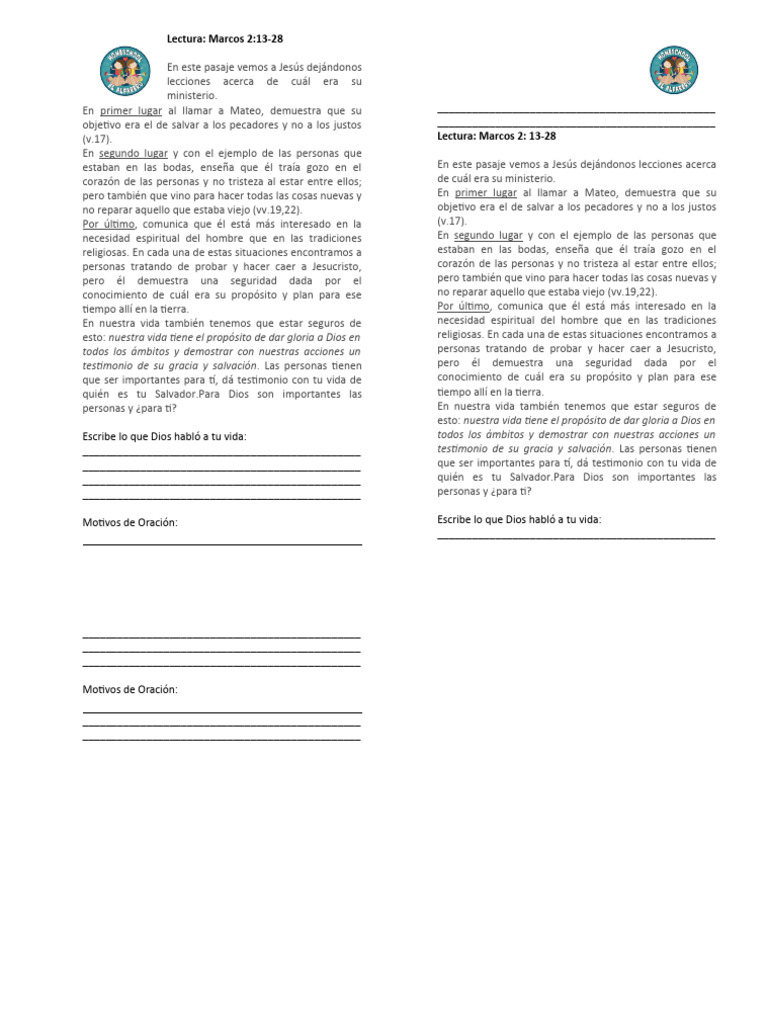 Devocional 12 de Abril 2024 | PDF | Salvación | Dios