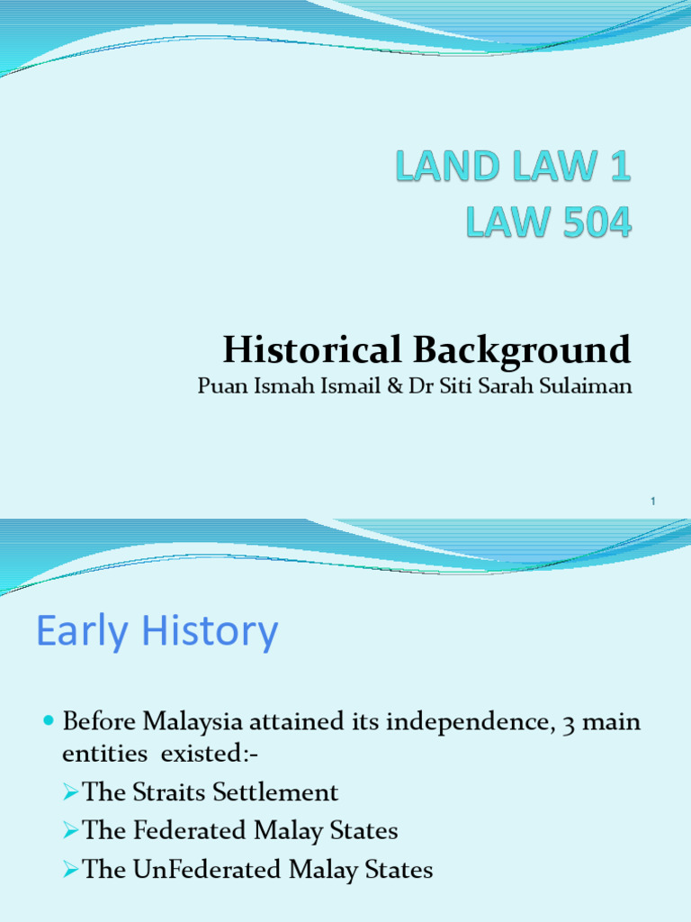 Historical Background | PDF | Malaysia | Common Law