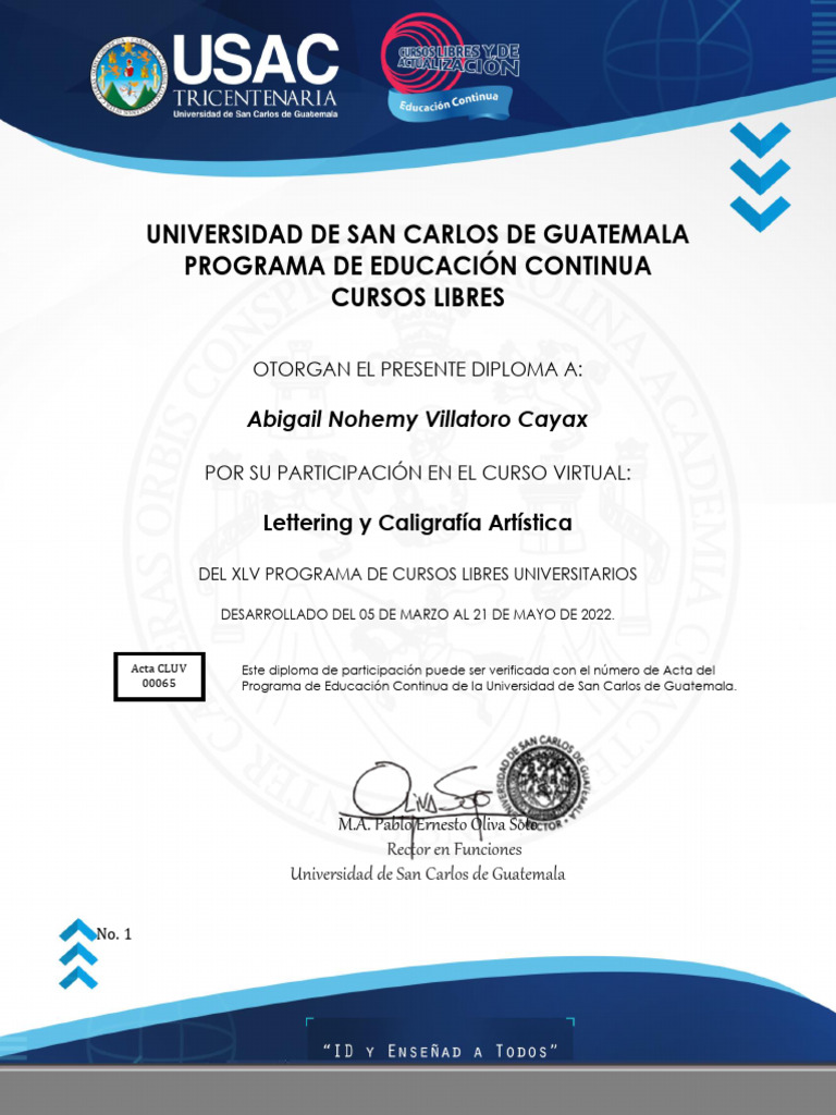 Lettering y Caligrafía Artística | PDF | Guatemala