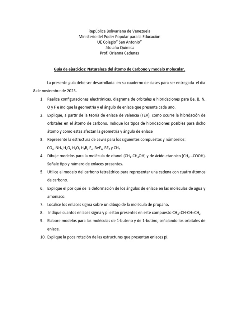 Guia De Quimica Organica Csa Pdf
