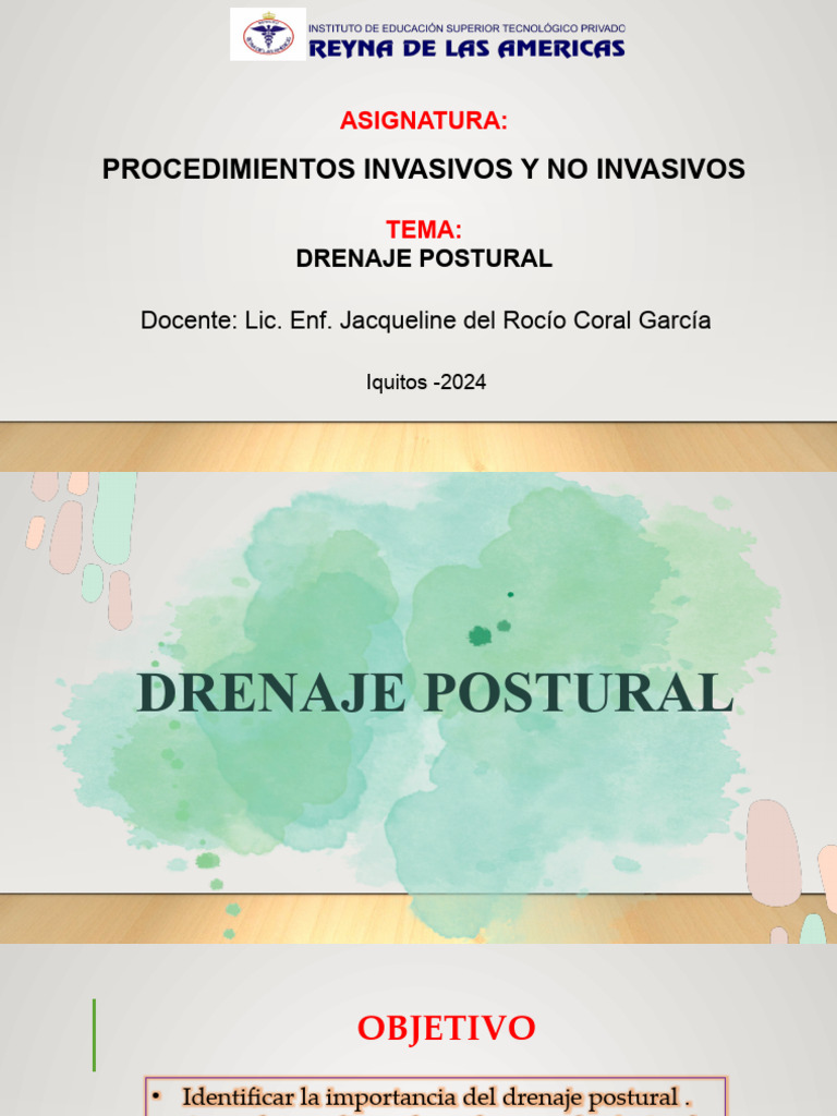 T 9. Drenaje Postural | PDF | Tos | Pulmón