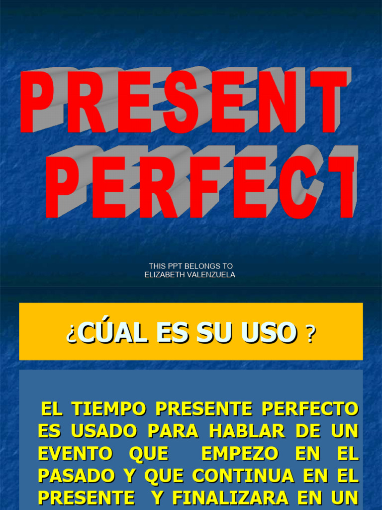 present-perfect | PDF