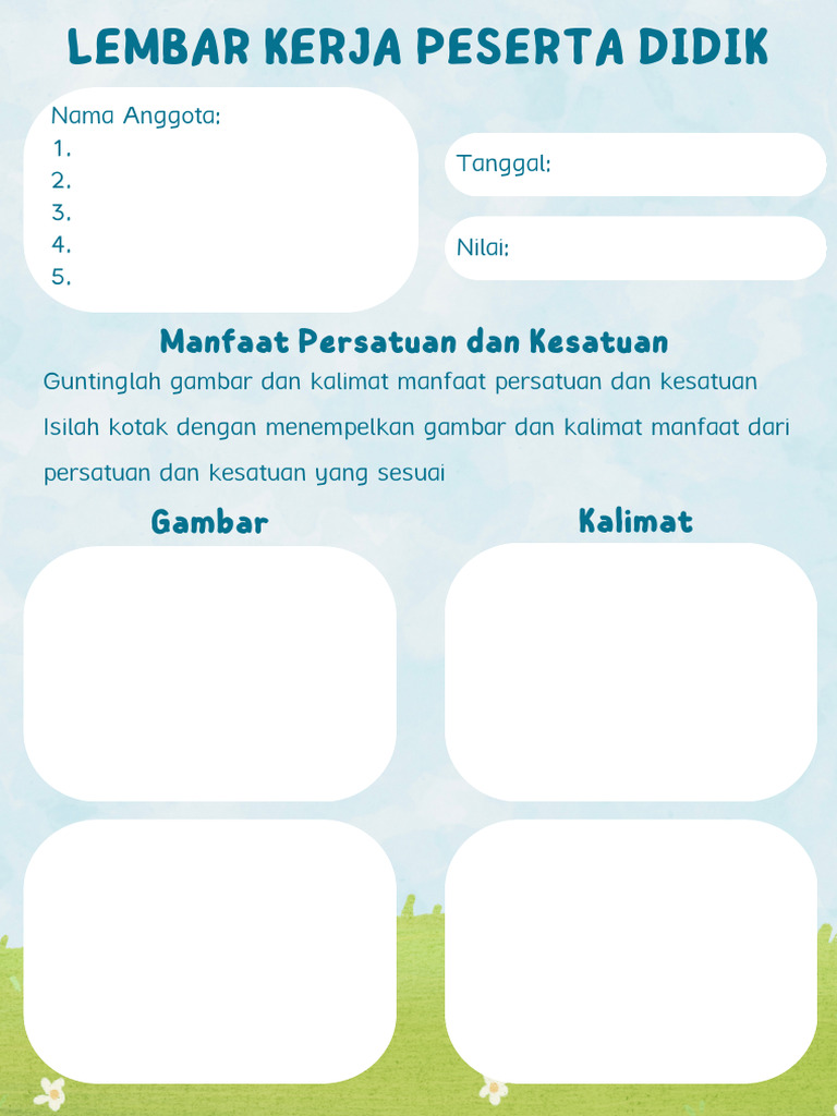 Poster Manfaat Persatuan dan Kesatuan | PDF | Olahraga & Rekreasi ...