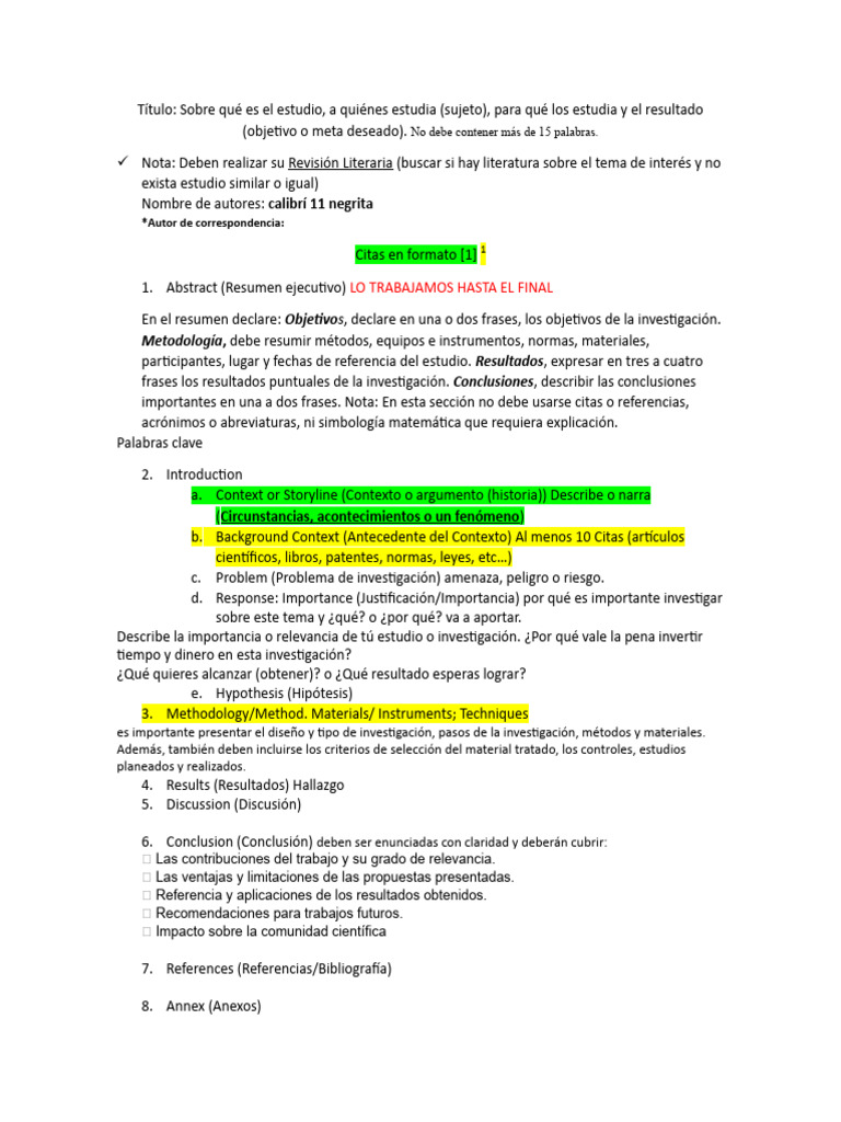 Formato para Informe final | PDF