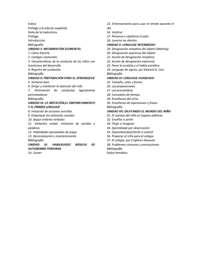 Libro Lovaas | PDF | Aprendizaje | Enseñando