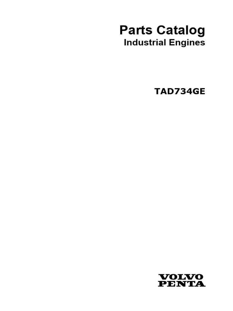 Parts Manual TAD734GE - 77476001 | PDF | Piston | Internal Combustion ...