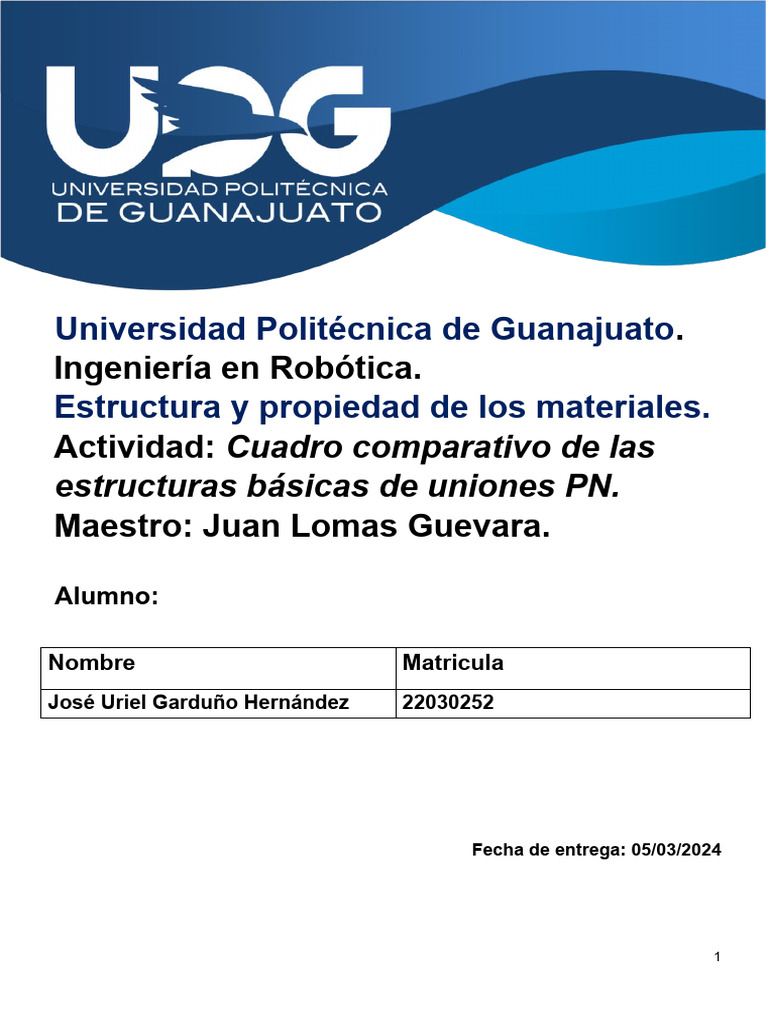 actividad 4 cuadro comparativo de los uniones PN | PDF | Unión PN ...