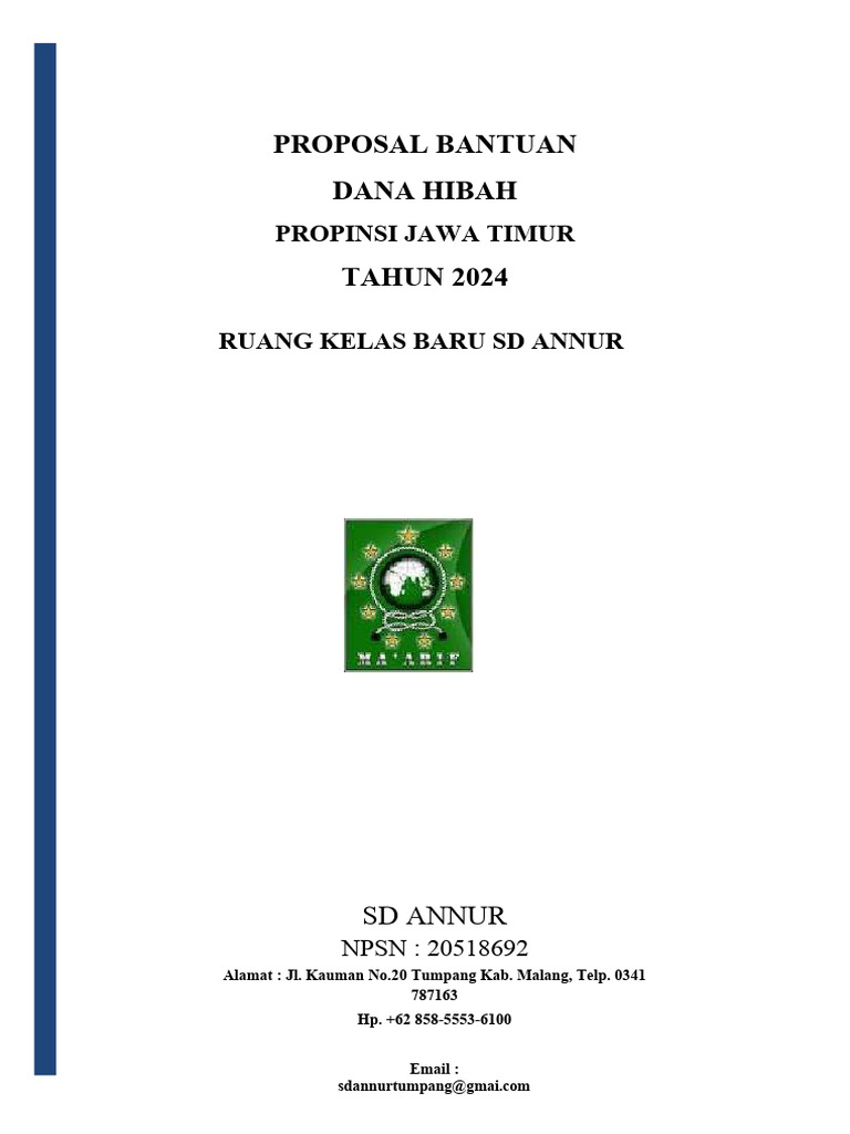 Permohonan SD Annur Tumpang Compressed | PDF