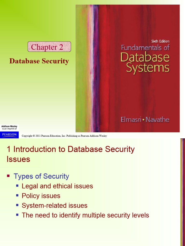 Database Security Updated Pdf Databases Computer Access Control