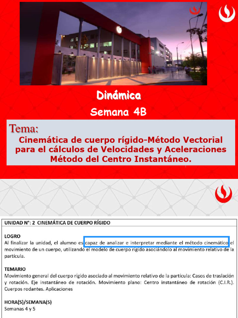 Semana 4B Upc 2024-1 PDF | PDF | Velocidad | Cantidad