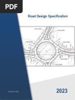 Road Design Guidelines January2023 | PDF | Lane | Road