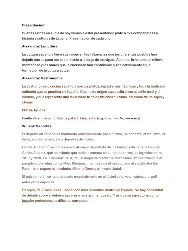 HISTORIA Presentacion | PDF | España | Sistema parlamentario