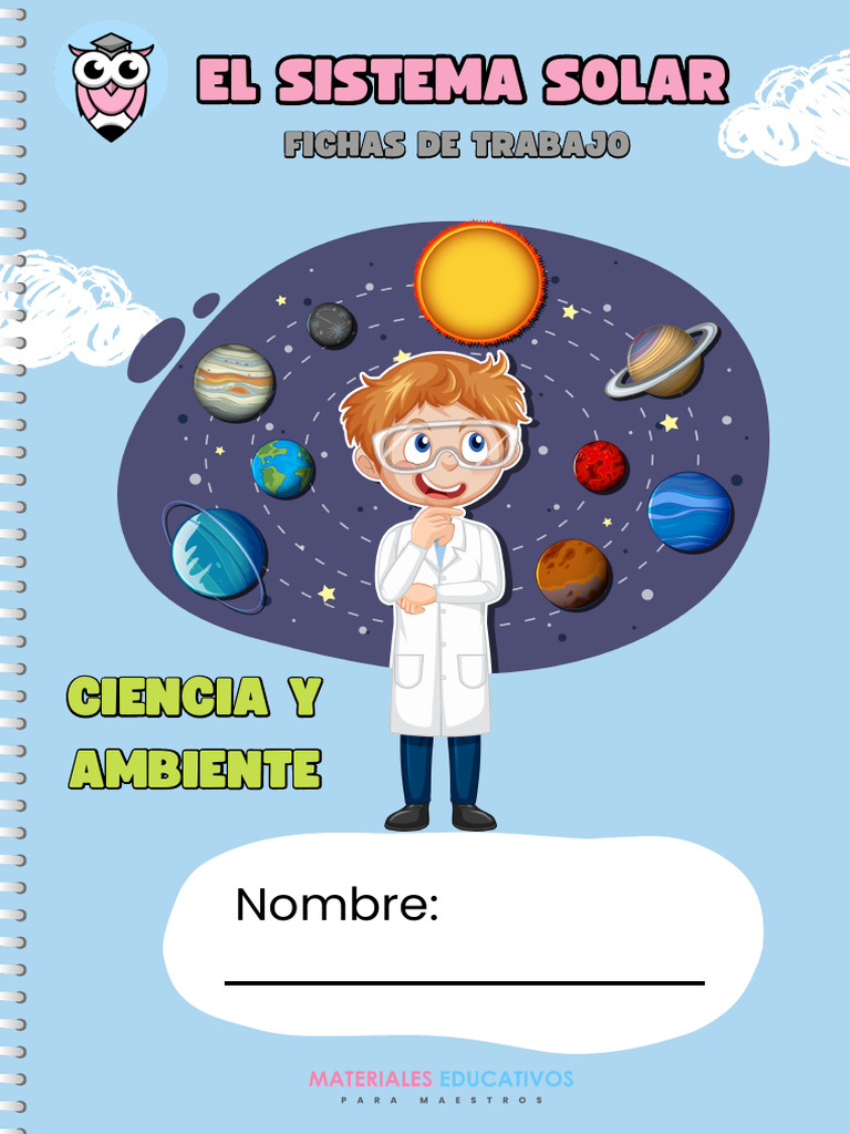 Nuestras Hojas De Trabajo Del Sistema Solar