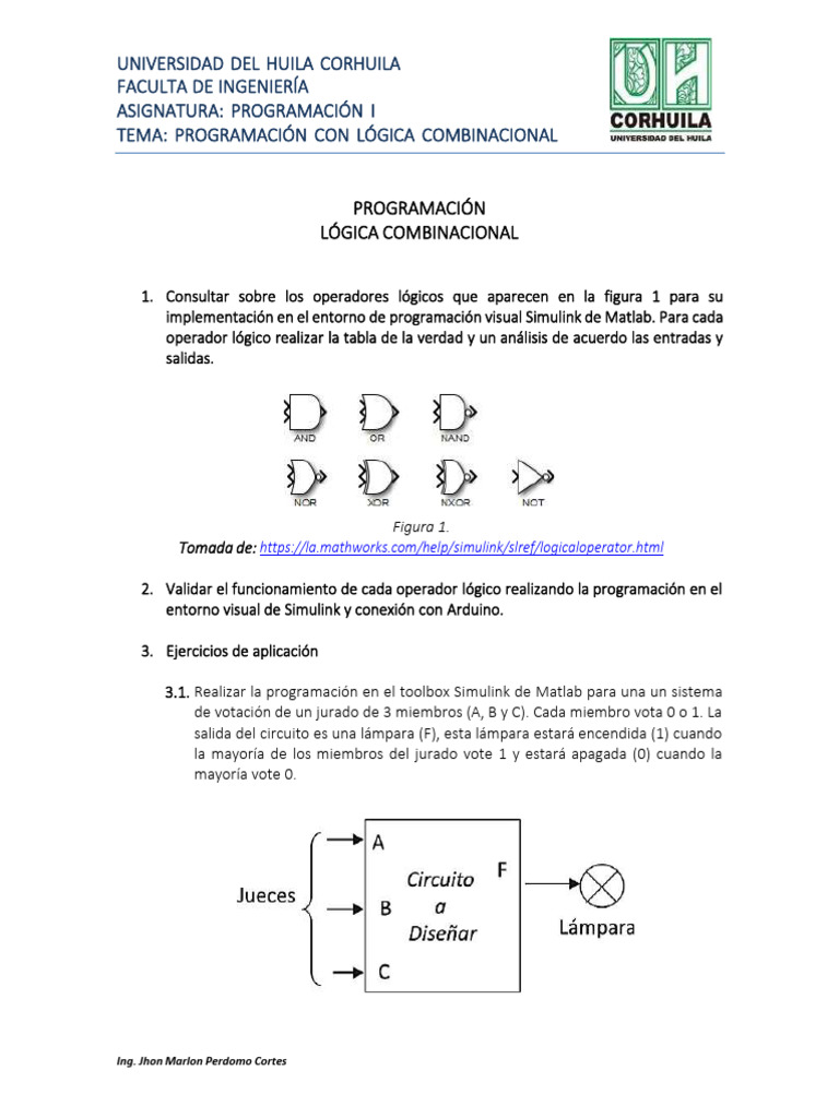 Actividad de Programación I Con Logía Combinacional-1 | PDF | Poco | Informática