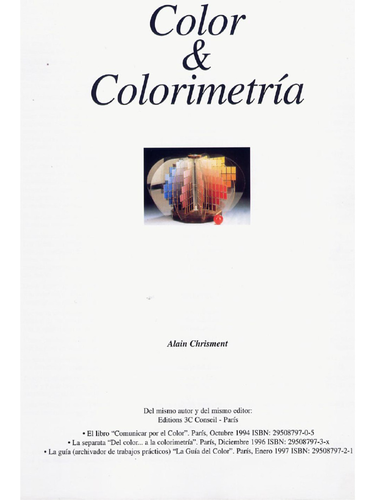 Libro Colorimetria RV1 | PDF