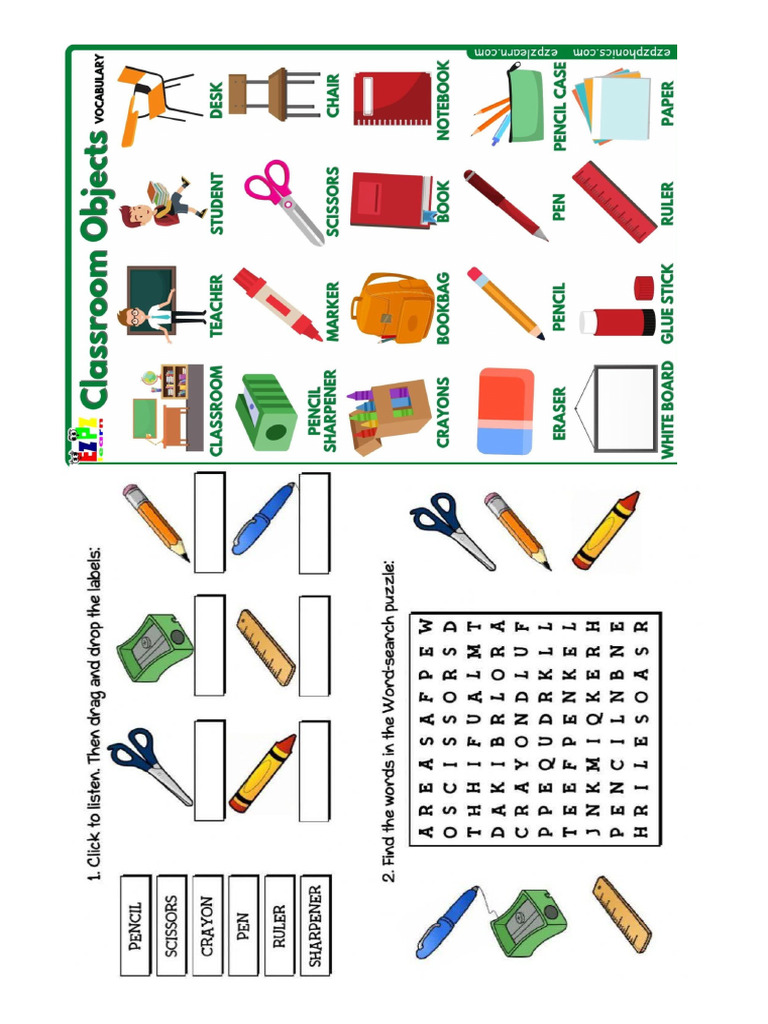 School Objects | PDF