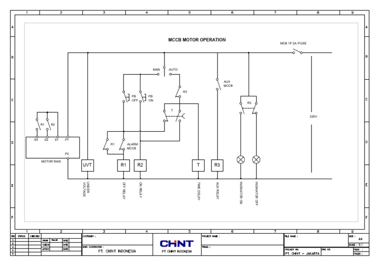 MCCB Motor Rais-A4-1 | PDF