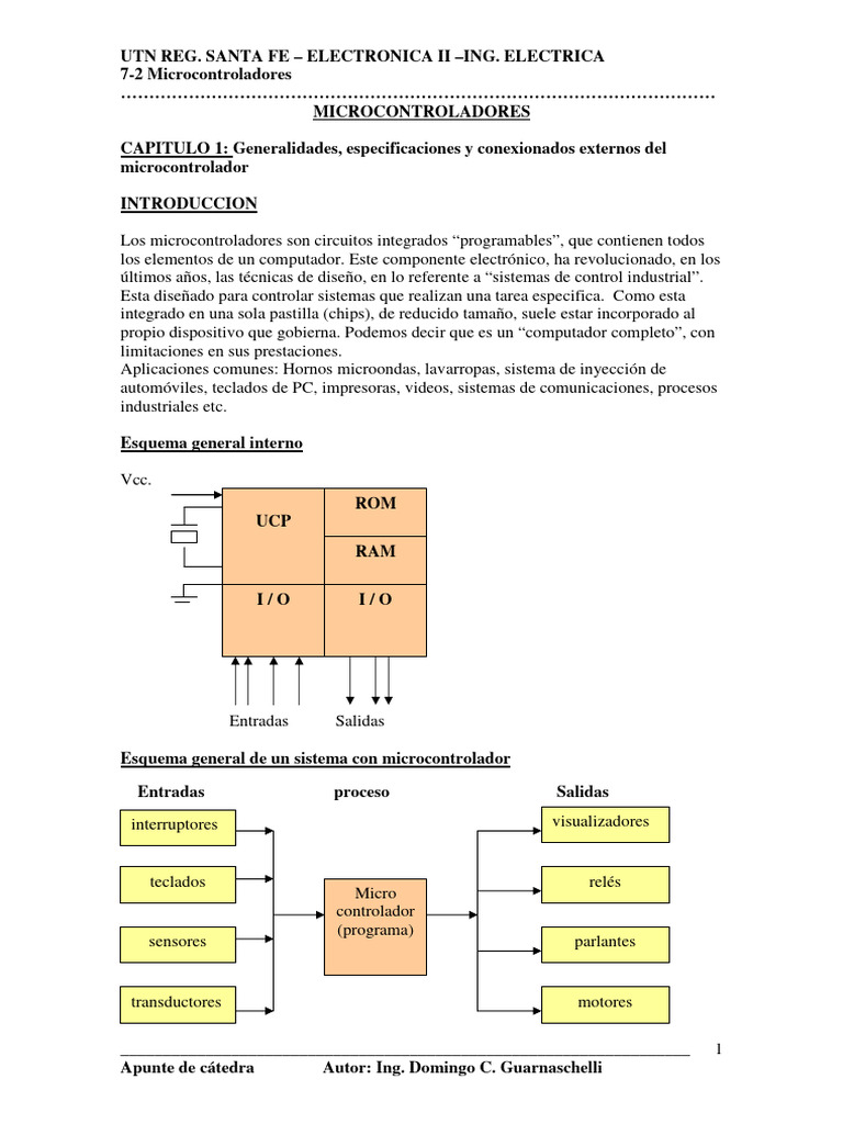 7 2 Microcontroladores | PDF | Microcontrolador | Lenguaje de programación