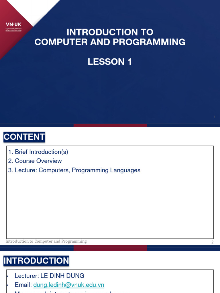 Intro To Comp and Prop - DAY 1 | PDF | Central Processing Unit | Computer Data Storage